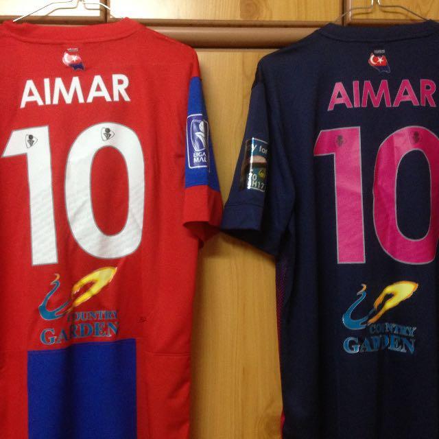 Johor DT Darul Ta'zim Home Pablo Aimar Size M and S Football jersey ...