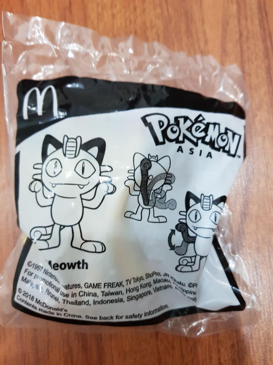 Mcdonalds Pokemon Meowth, Hobbies & Toys, Collectibles & Memorabilia ...