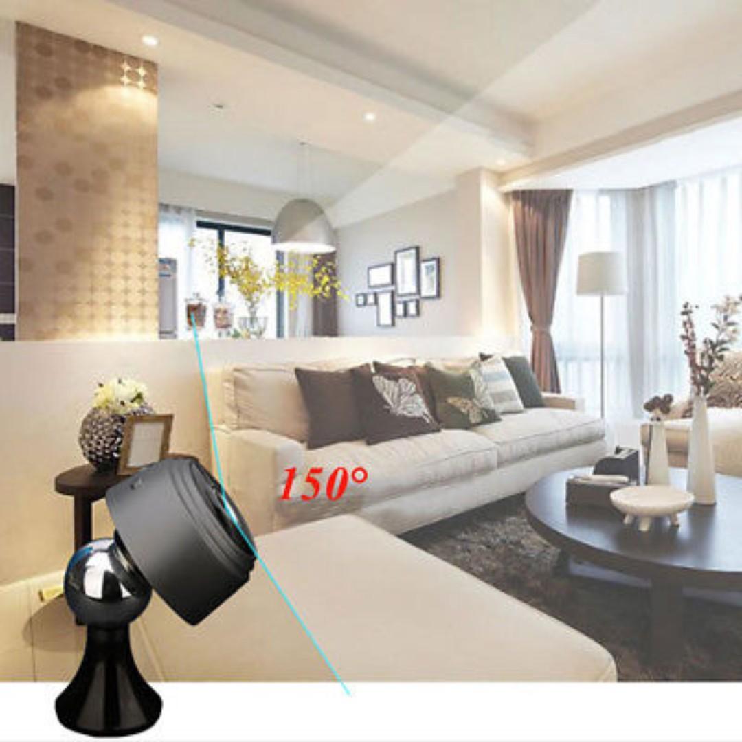 Upgraded Mini Spy IP Camera Wireless WiFi HD 1080P Hidden Home Security ...