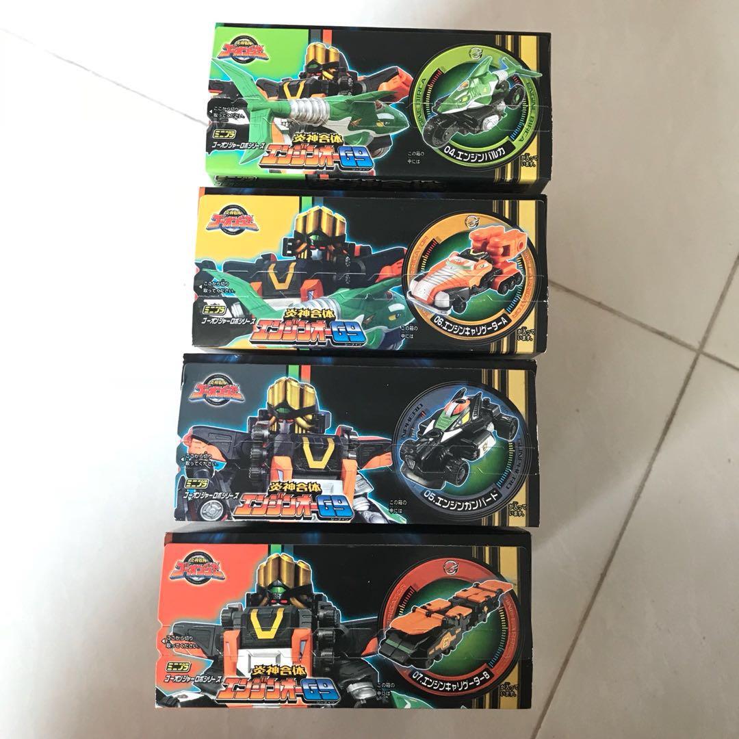 Minipla Engine Enjin Sentai Go onger Ganbaru Oh model kit, Hobbies ...