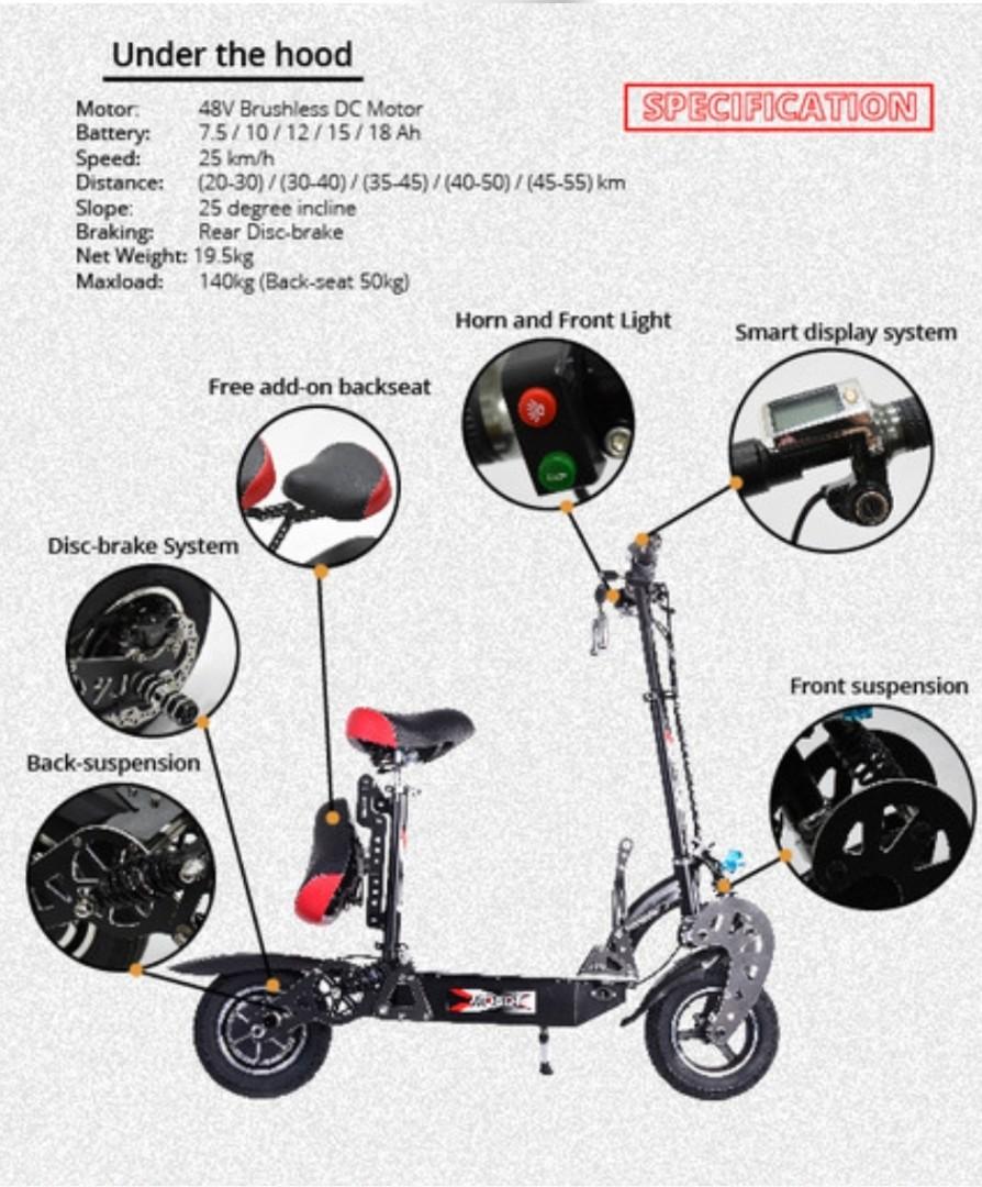 Mobot xtreme x4 electric scooter LTA Approved, Sports Equipment, PMDs ...