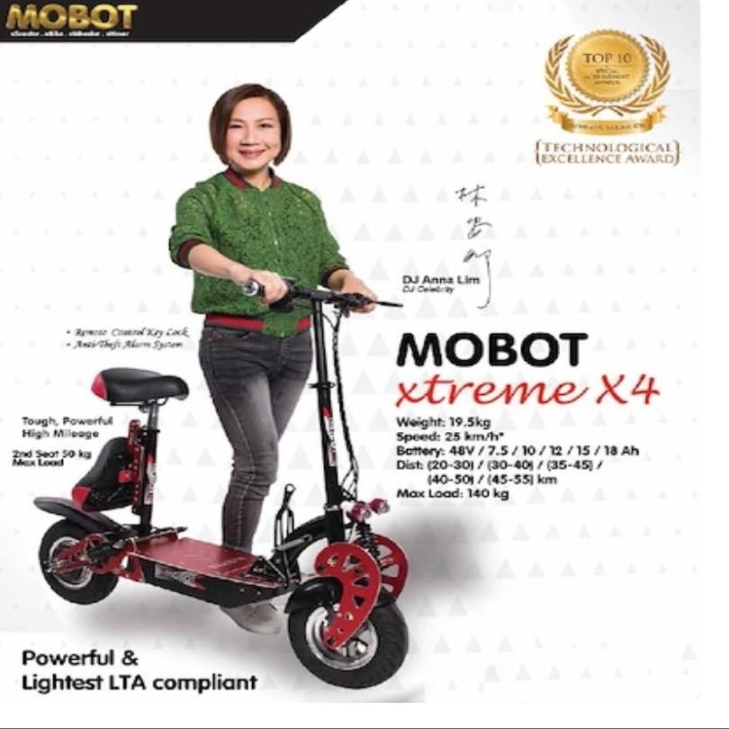 Mobot xtreme x4 electric scooter LTA Approved, Sports Equipment, PMDs ...