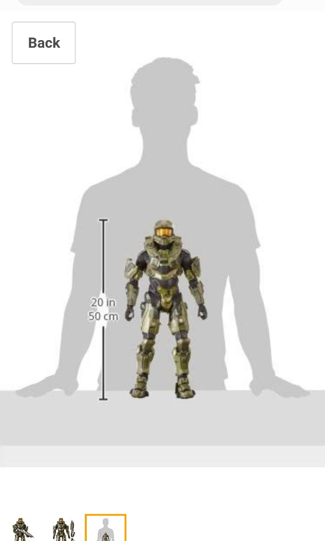 NECA Halo - Master Chief - 18" Scale Deluxe Action Figure, Hobbies ...