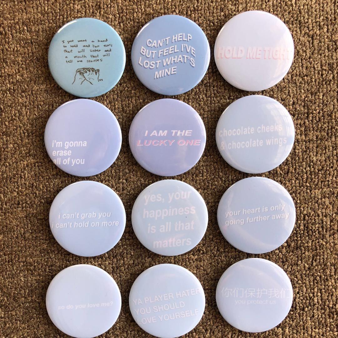 Pastel Badges, Hobbies & Toys, Stationery & Craft, Handmade Craft on ...