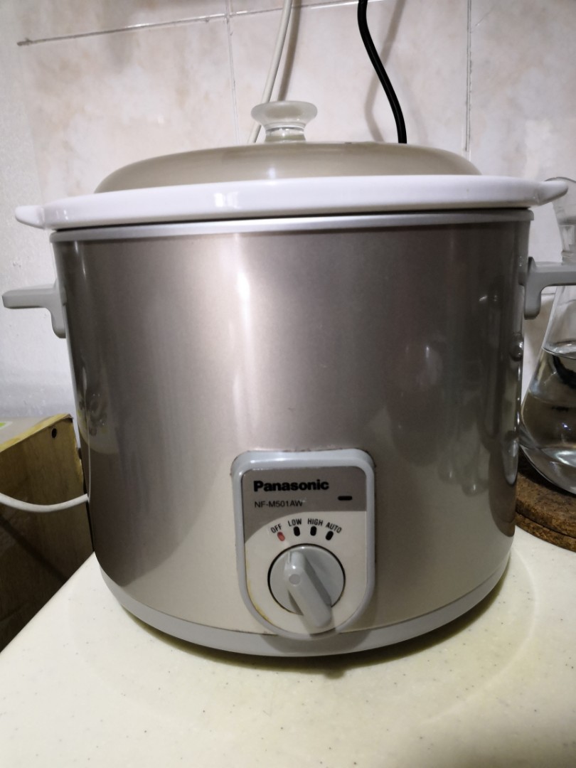 Panasonic slow cooker 5.0L, TV & Home Appliances, Kitchen Appliances ...