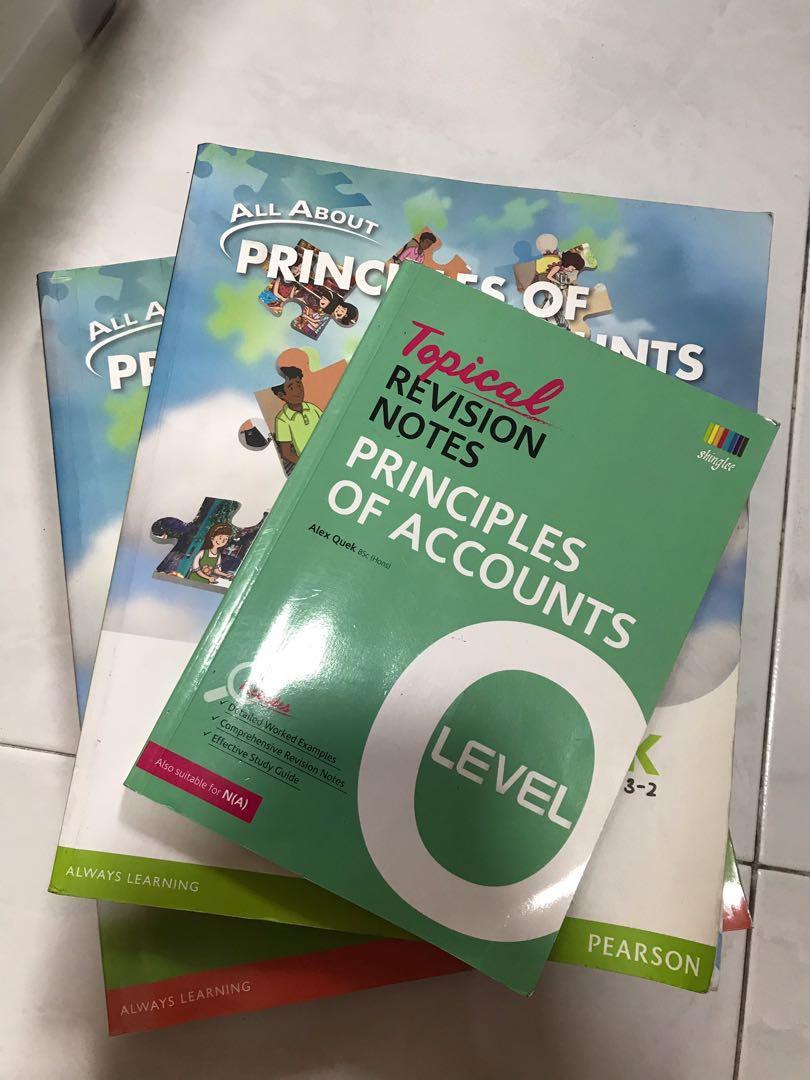 POA Principles of Accounts books, Hobbies & Toys, Books & Magazines ...