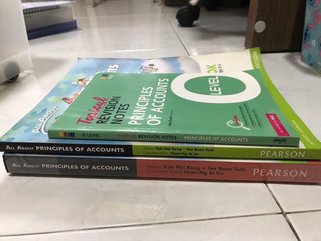 POA Principles of Accounts books, Hobbies & Toys, Books & Magazines ...
