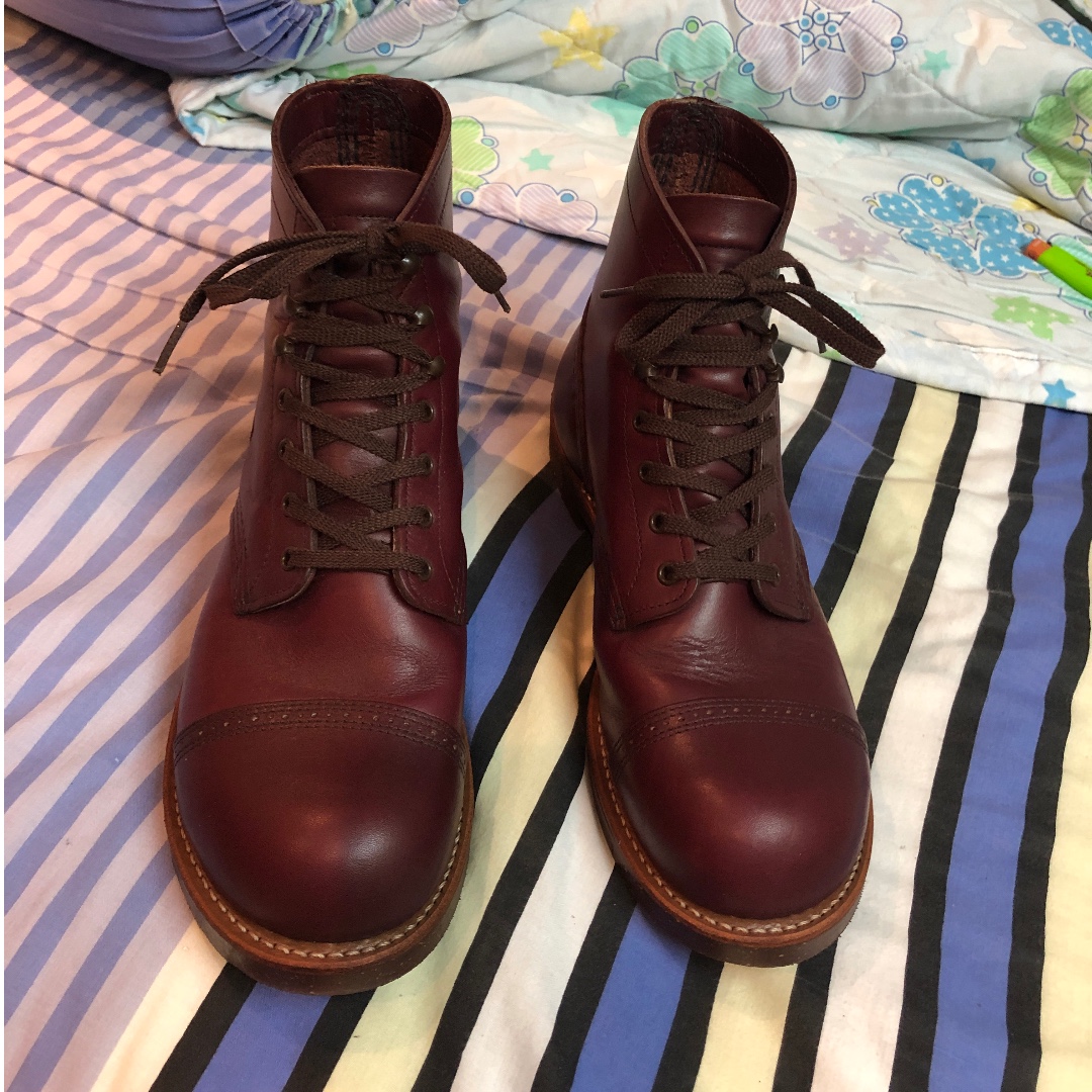 Red Wing 8012 Munson Last Iron Ranger US9, barely used, Men's Fashion ...