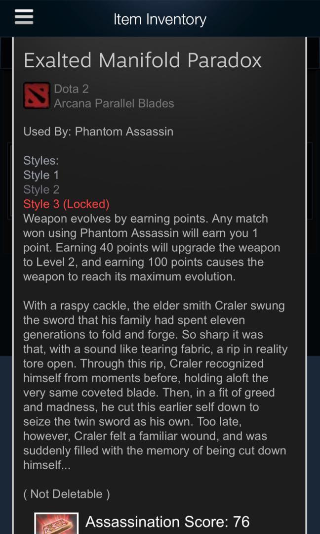 Selling dota 2 arcanas, Video Gaming, Gaming Accessories, Game Gift ...