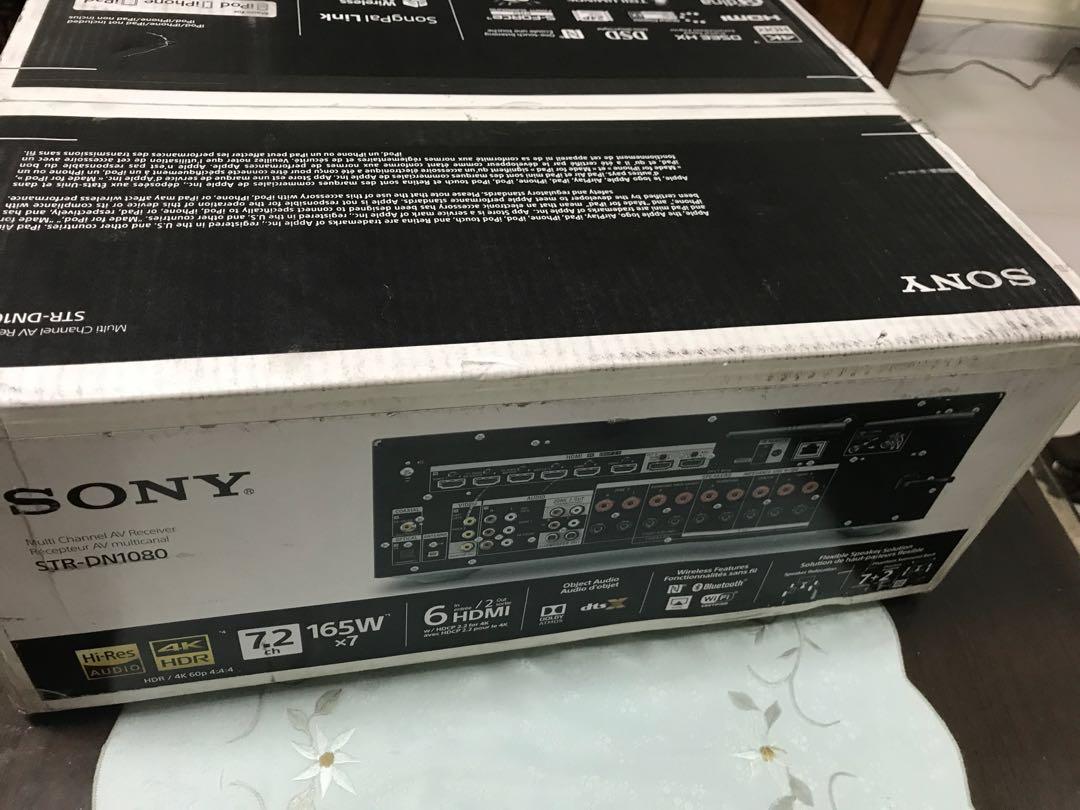 Sony STRDN1080 7.2 ch av receiver (almost new), Audio, Soundbars ...