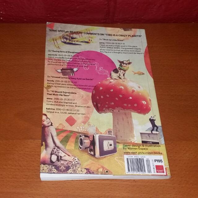 THIS IS A CRAZY PLANETS Book By Lourd Ernest H. de Veyra, Hobbies & Toys, Books & Magazines ...