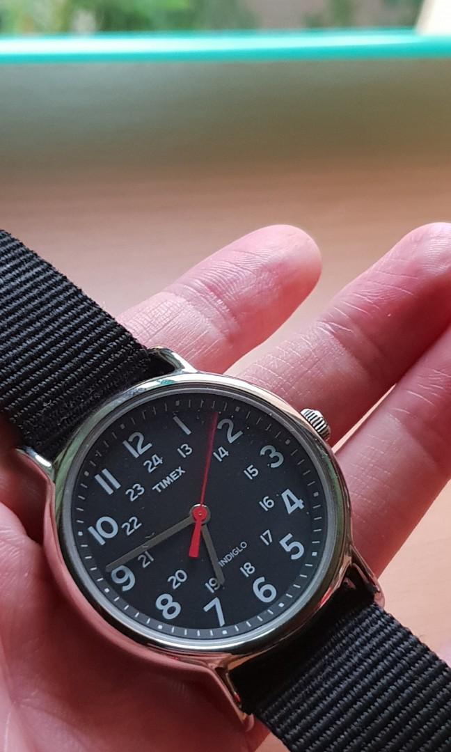Timex Weekender Watch (Black), Luxury, Watches on Carousell