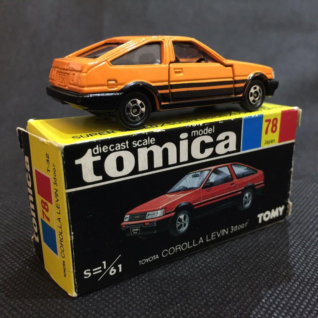 Tomica Black Box Toyota AE86 Levin Orange, Hobbies & Toys, Toys & Games ...