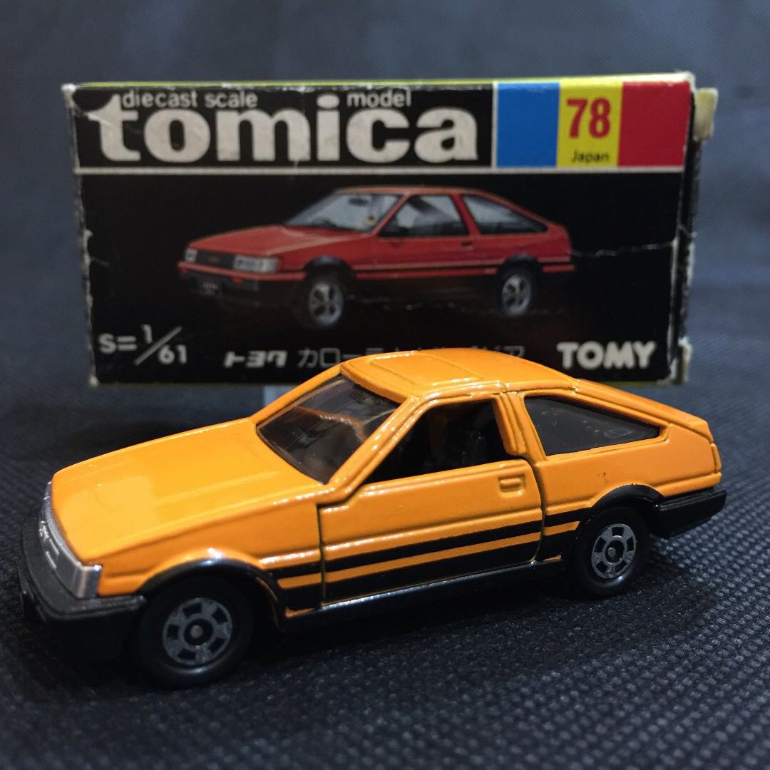 Tomica Black Box Toyota AE86 Levin Orange, Hobbies & Toys, Toys & Games ...