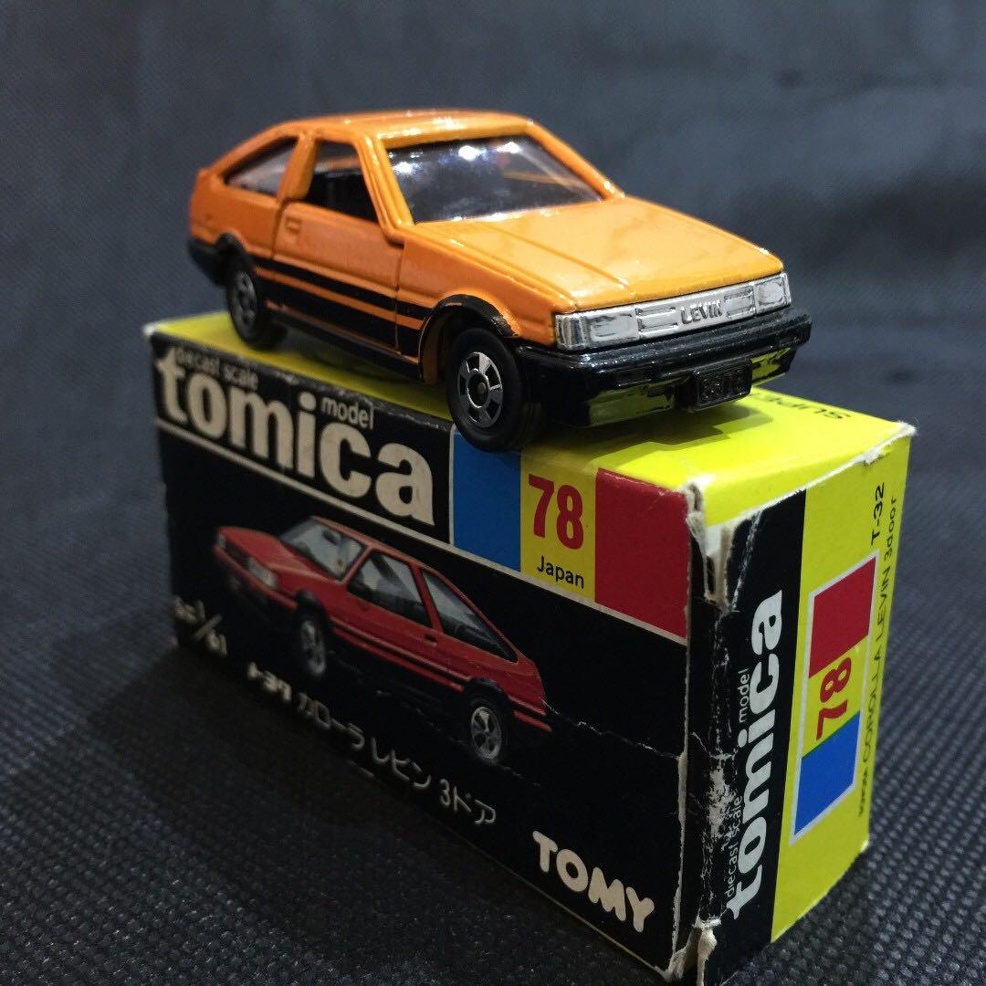 Tomica Black Box Toyota AE86 Levin Orange, Hobbies & Toys, Toys & Games ...