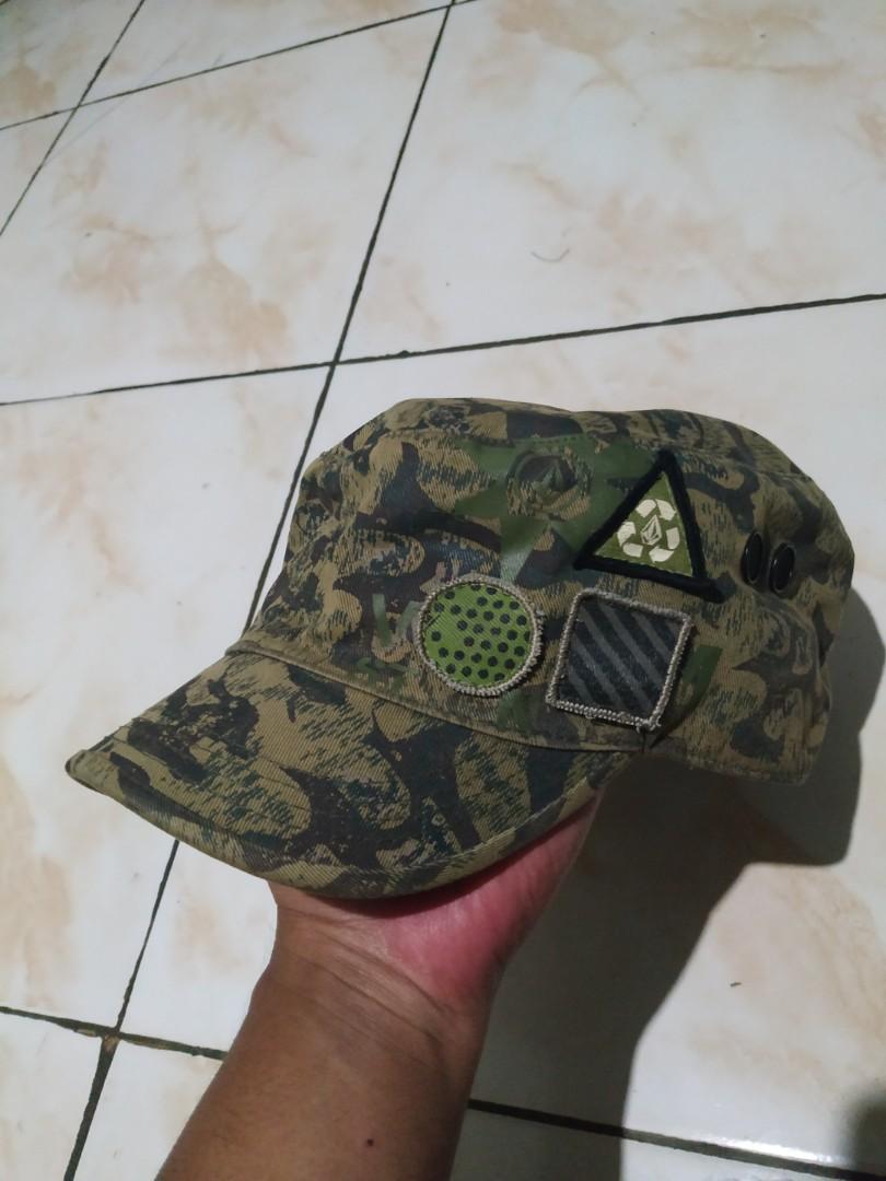 Topi commando patrol exploration military hat volcom original, Fesyen ...