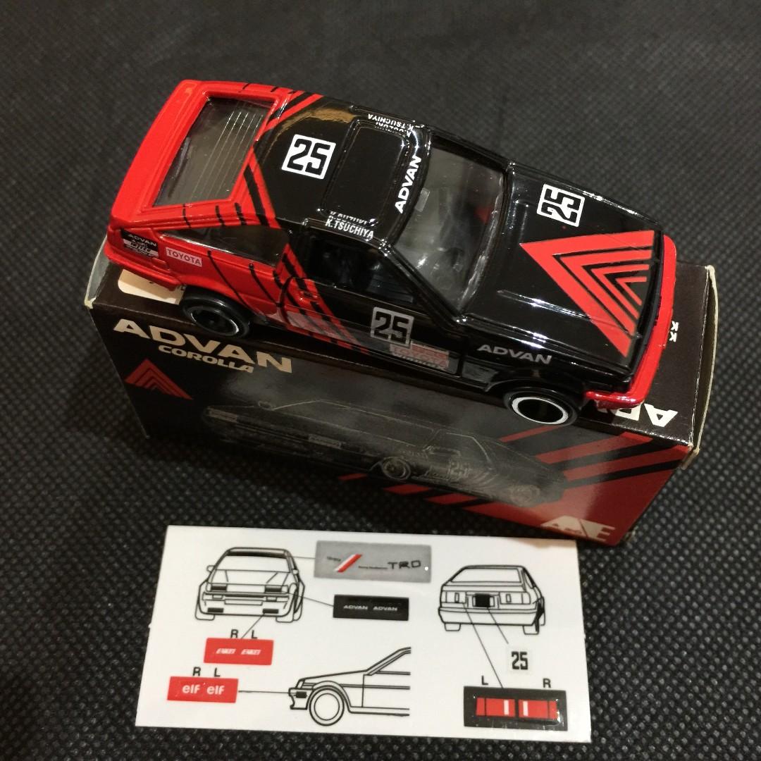 Toyota AE86 Levin ADVAN (brand of Yokohama) racing team, Hobbies & Toys ...