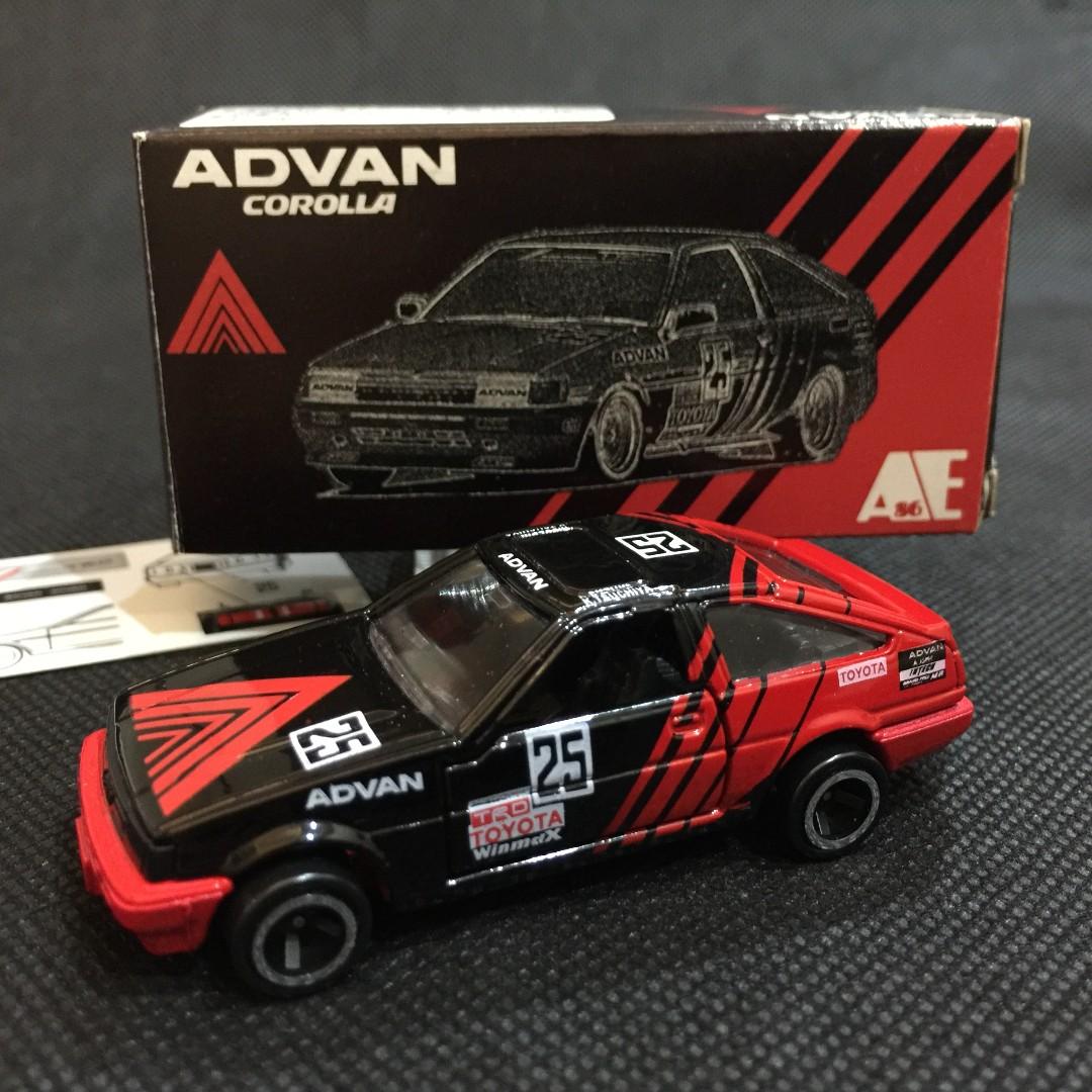 Toyota AE86 Levin ADVAN (brand of Yokohama) racing team, Hobbies & Toys ...