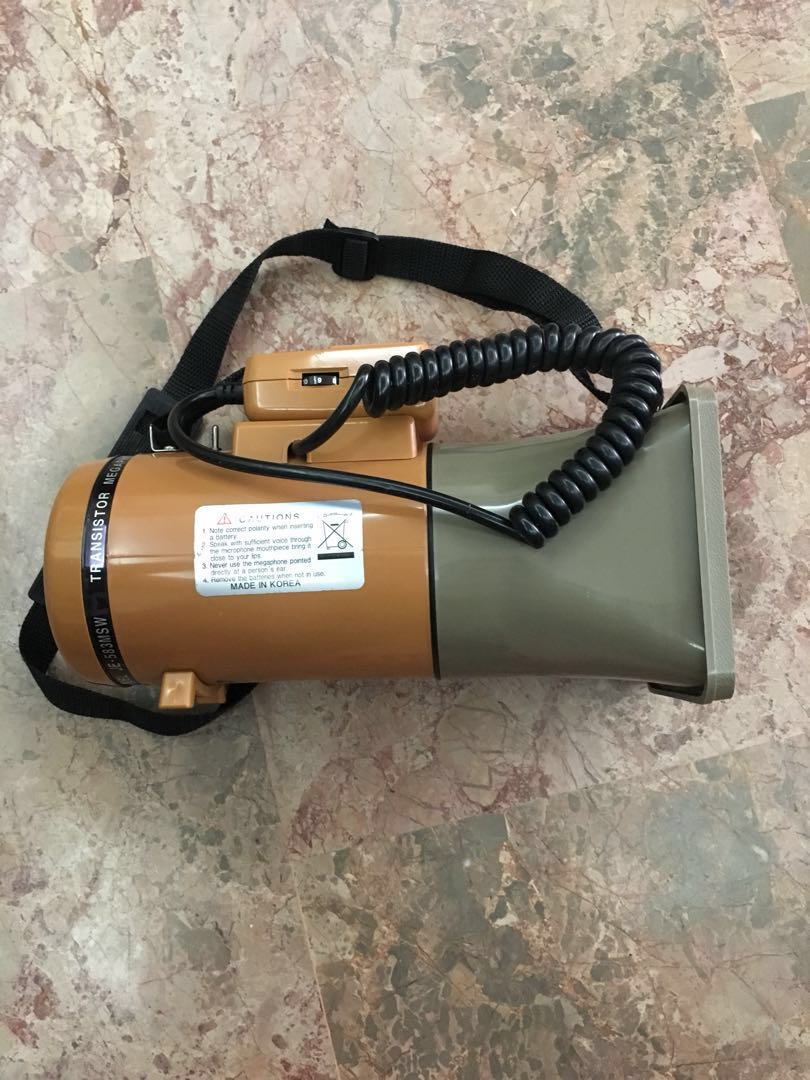 Transistor Megaphone, Audio, Portable Music Players on Carousell
