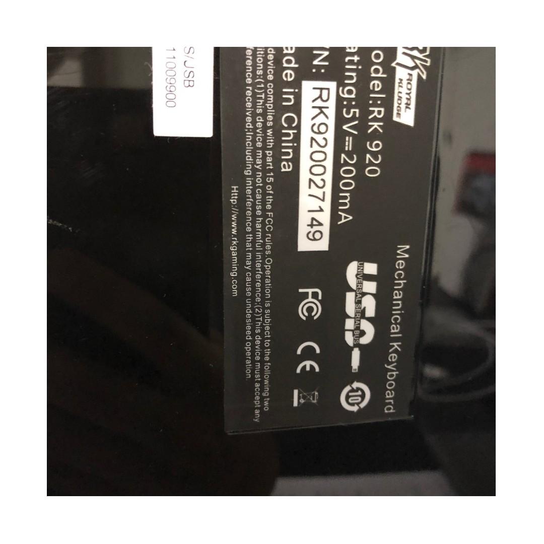 WTS: Used Royal Kludge RK920 Cherry Brown Mechanical Keyboard with ...