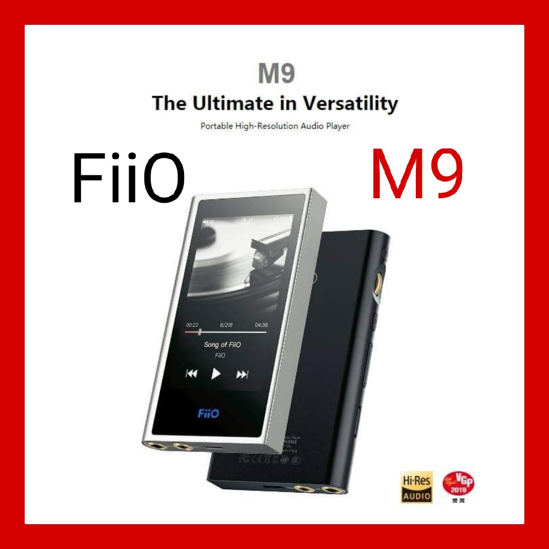 全新 FiiO M9 黑銀2色 播放器 DAP Android 系統 支援 2.5mm 平衡 MOOV KKOX Hi-Res LDAC WiFi 藍牙 AptX HD DSD Type-C ...