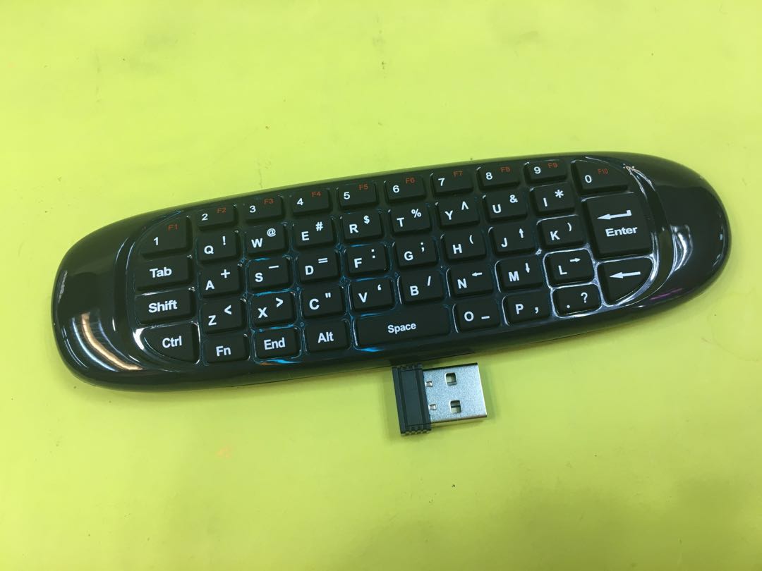 空中滑鼠+鍵盤/Air mouse with Gyroscope,air keyboard Comparible for Android ...