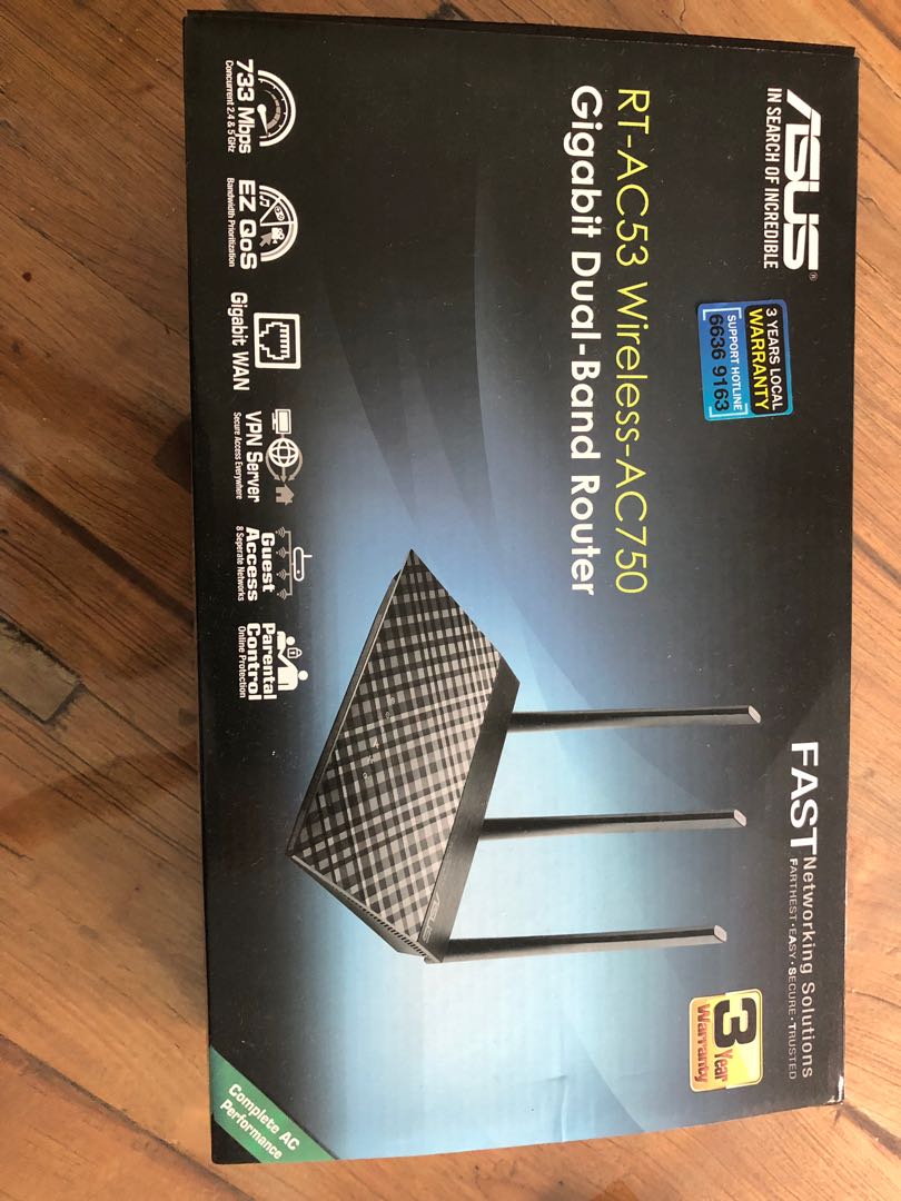 ASUS AC750, Computers & Tech, Parts & Accessories, Networking on Carousell