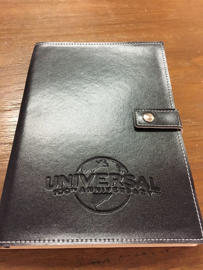 Collectible Writing Note Book 100th Anniversary Universal Studios ...