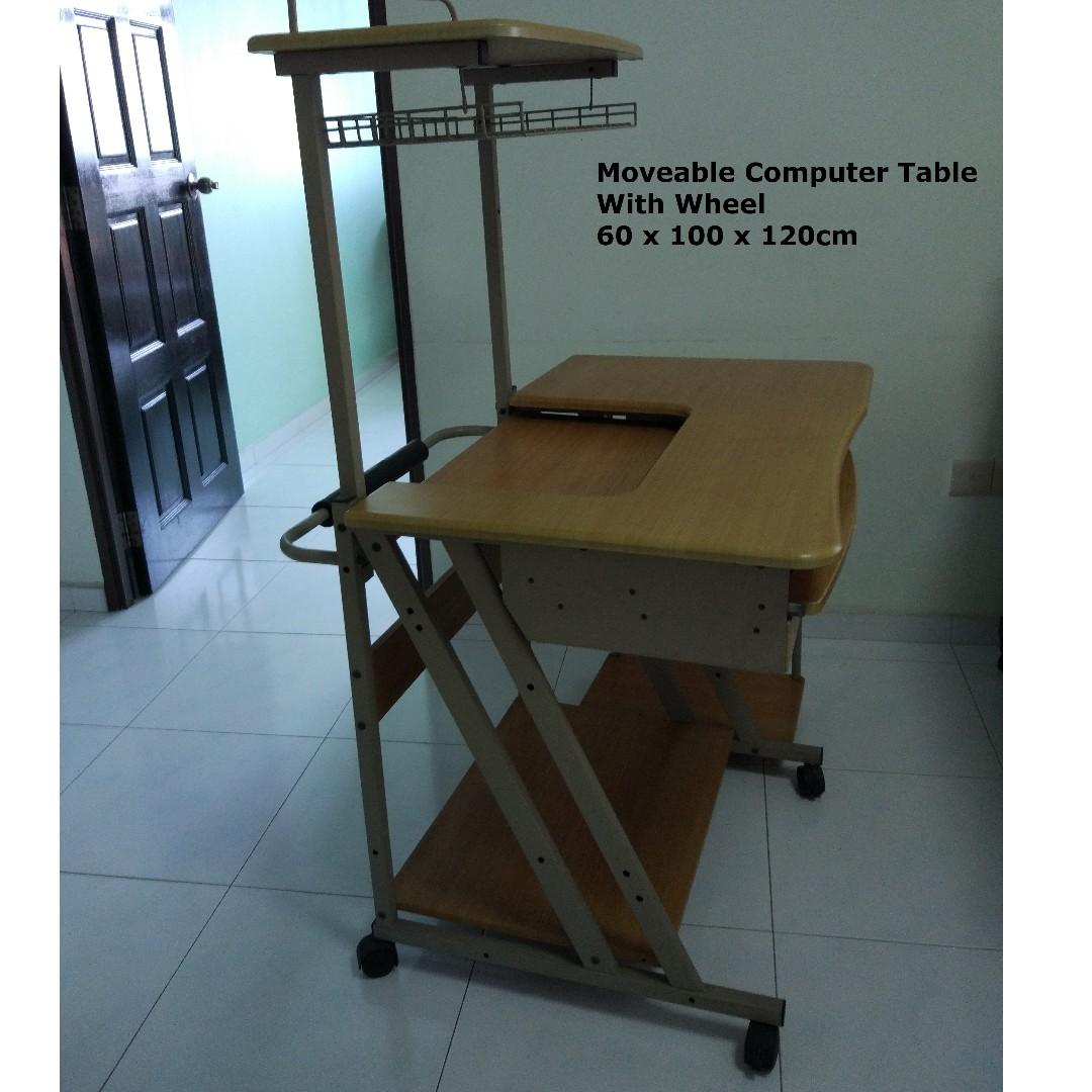 Computer Table, Furniture & Home Living, Furniture, Tables & Sets on ...