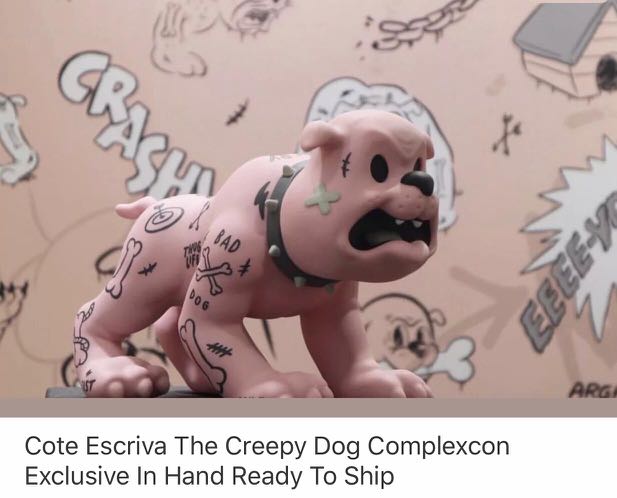 Cote Escriva - Creepy Dog, Luxury, Accessories on Carousell
