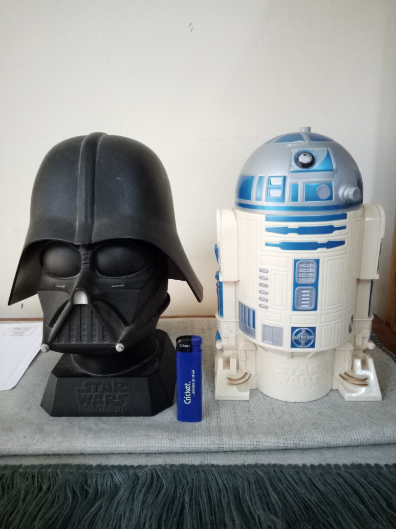 DARTH VADER AND R2D2 CONTAINER, Hobbies & Toys, Collectibles ...