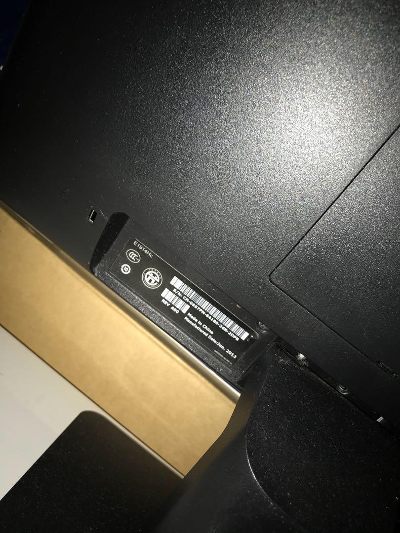 Dell E1914HC 19 Inch Widescreen LCD HD Monitor Tested, Computers & Tech ...