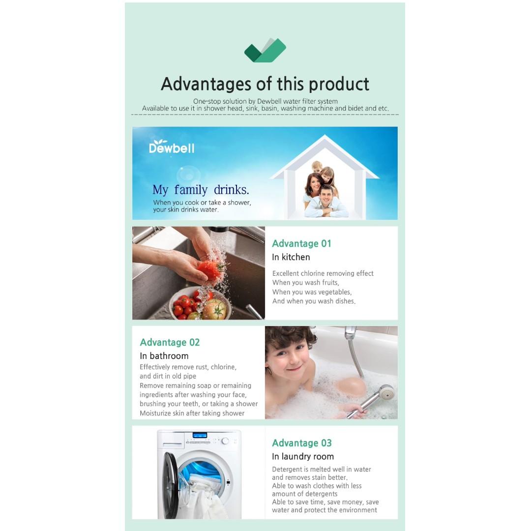 DEWBELL - F15 Water Filter system / Water Filter/Water softener ...