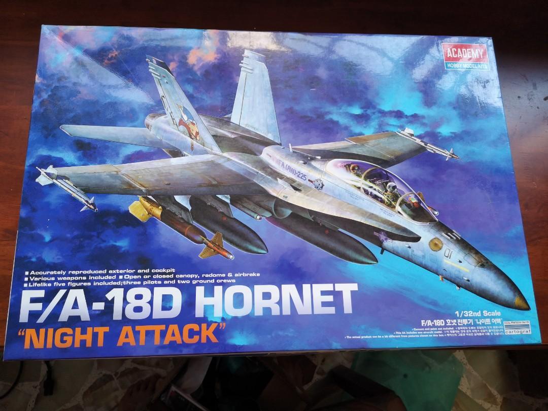 F/A-18D Hornet 1/32nd scale model kit, Hobbies & Toys, Toys & Games on ...