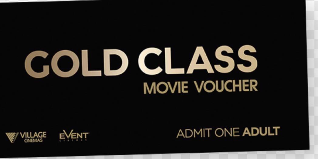GOLD CLASS MOVIE TICKETS!!, Everything Else on Carousell
