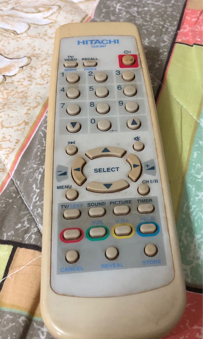 Hitachi TV Remote, TV & Home Appliances, TV & Entertainment, TV Parts ...