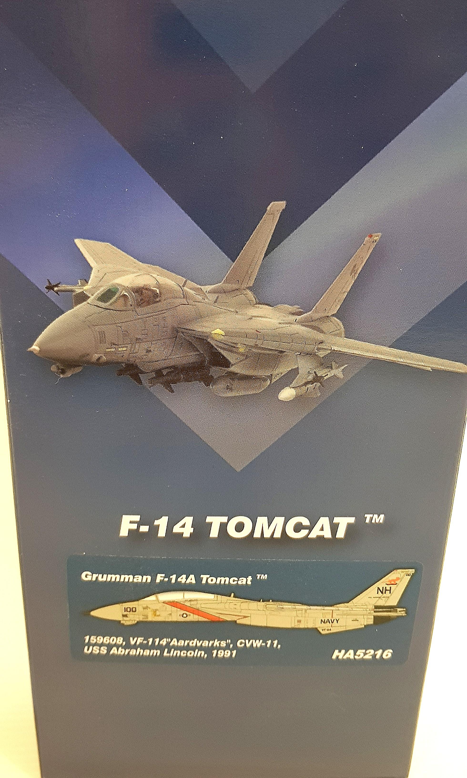 Hobby Master HA5216 F-14A Tomcat VF-114 Aardvarks USS Arbaham Lincoln ...