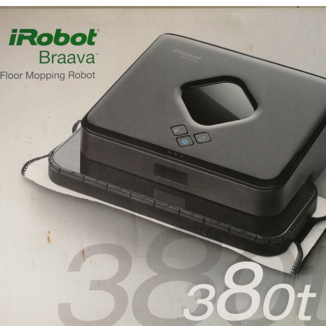iRobot Braava 380t Floor Mopping Robot, TV & Home Appliances, Vacuum ...