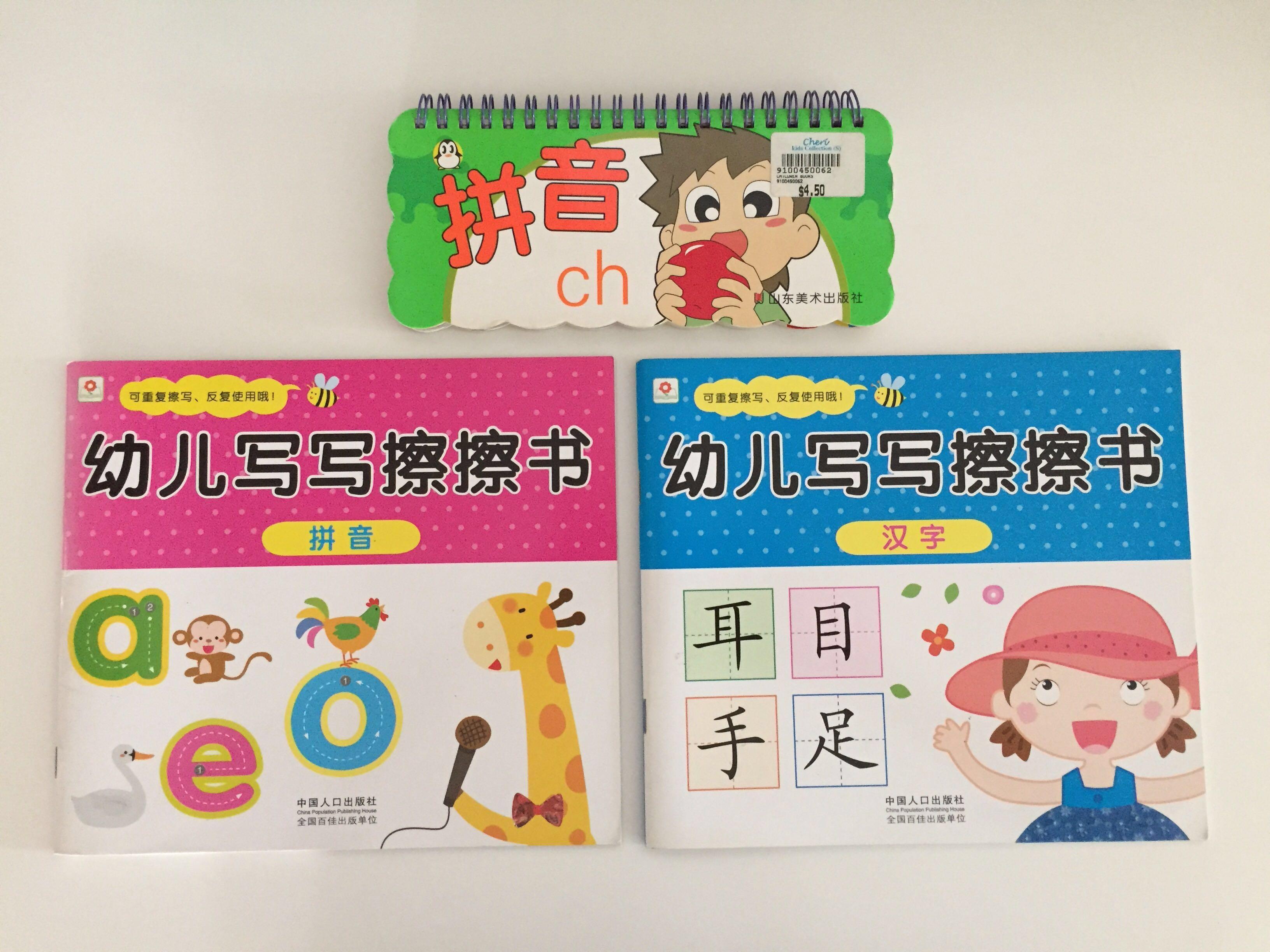 K2 P1 Prep Wipe Clean Chinese Word and Hanyu Pinyin books, Hobbies ...