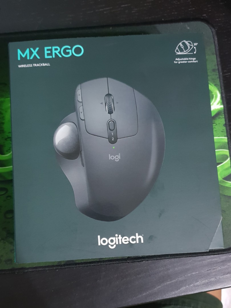 BNIB Logitech MX ERGO Wireless Trackball Mouse, Computers & Tech, Parts ...