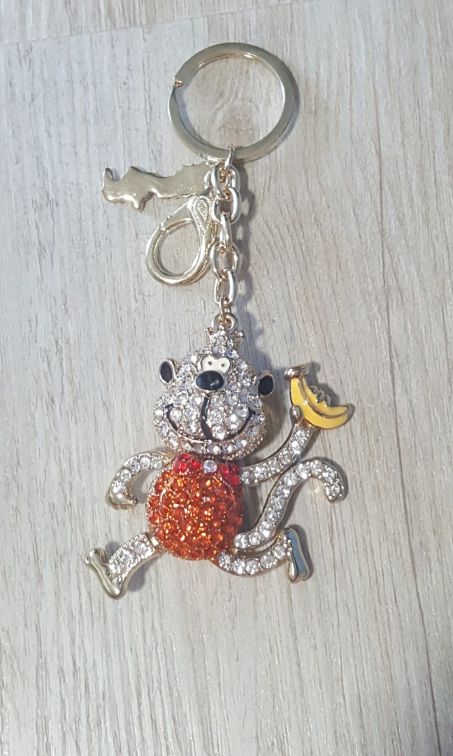 Monkey Keychain, Women's Fashion, Watches & Accessories, Other ...