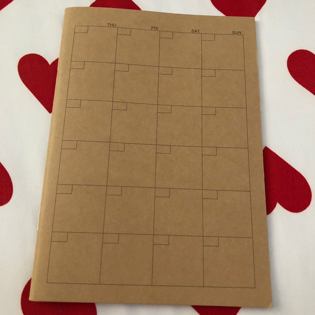 Muji Monthly Notebook, Hobbies & Toys, Stationery & Craft, Other ...