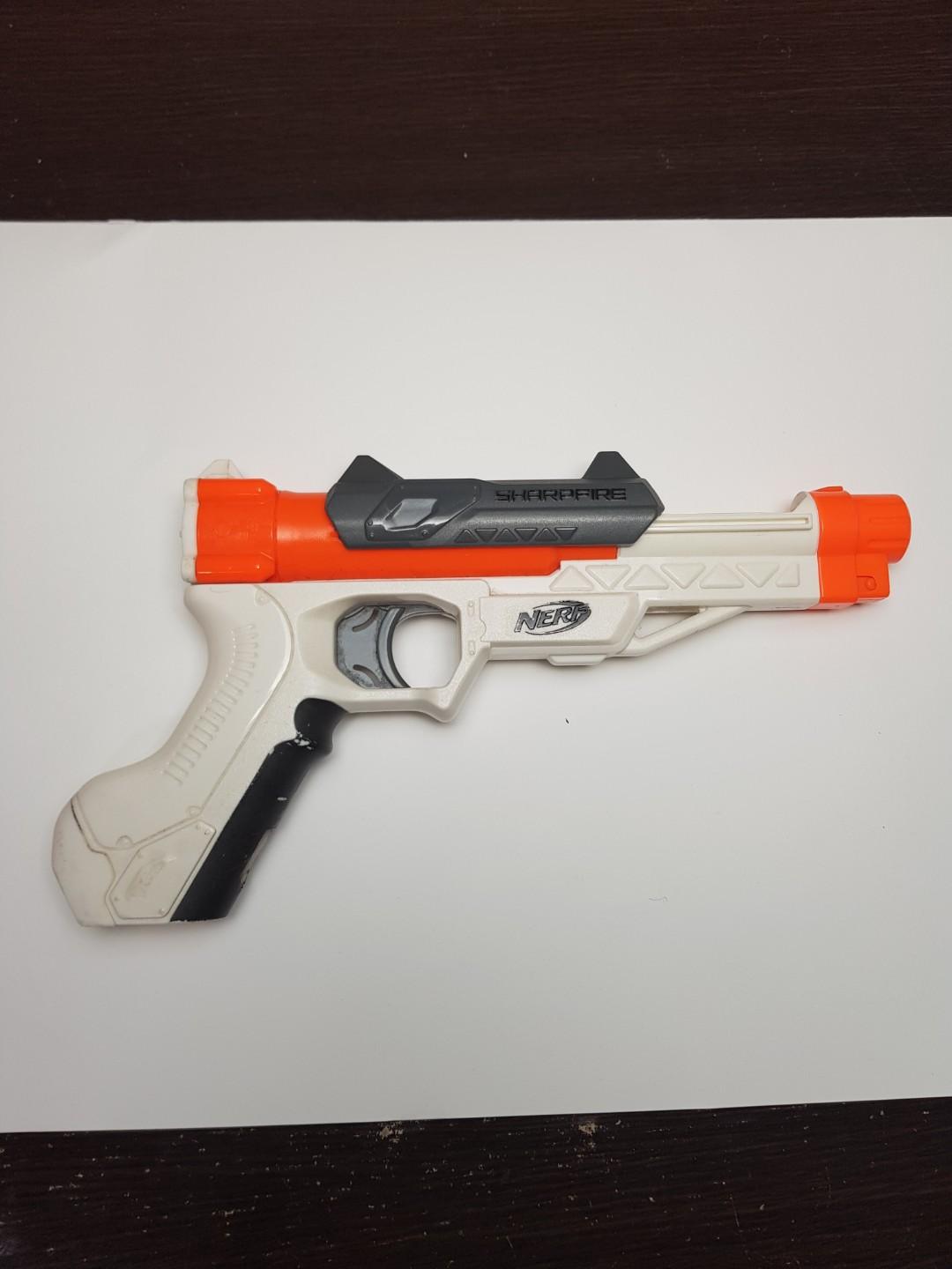 Rare NERF-Sharpfire(CHEAPEST ON THE MARKET), Hobbies & Toys, Toys ...