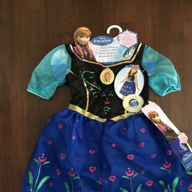 Princess Anna Musical Costume, Babies & Kids, Babies & Kids Fashion on ...