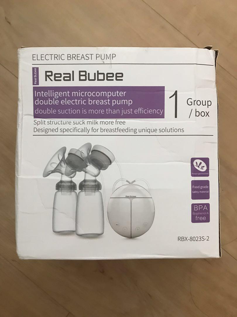 Real Bubee double electric breast pump, Babies & Kids, Nursing ...