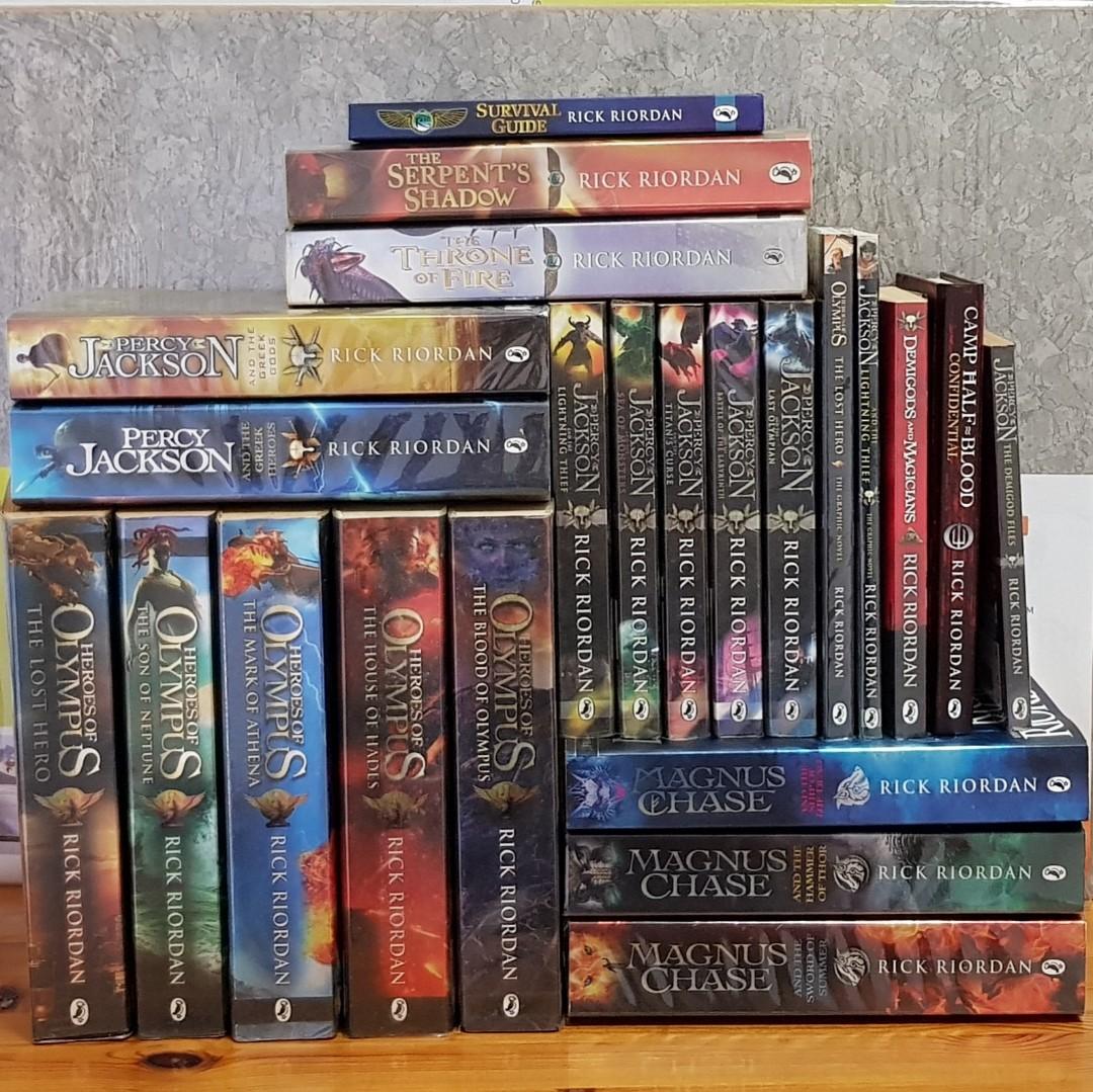 Rick Riordan Mega Sale, Hobbies & Toys, Books & Magazines, Fiction ...