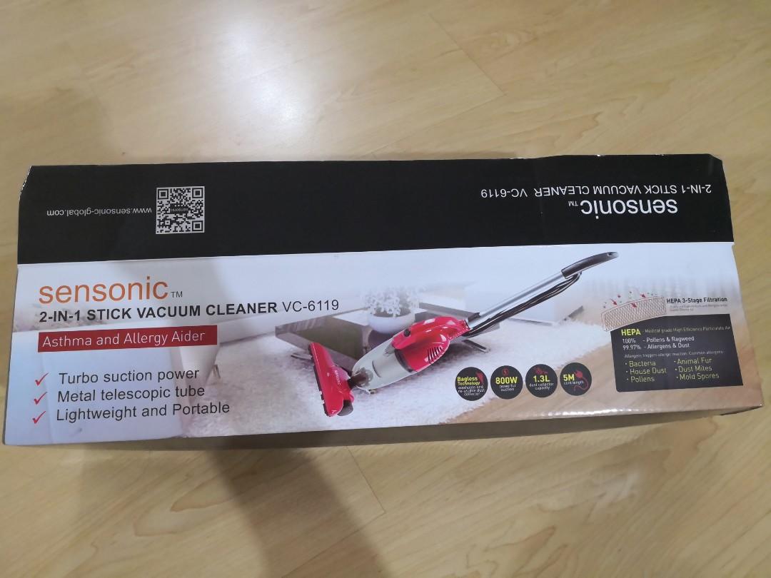 Sensonic 2 in 1 stick vacuum cleaner VC-6119, TV & Home Appliances ...