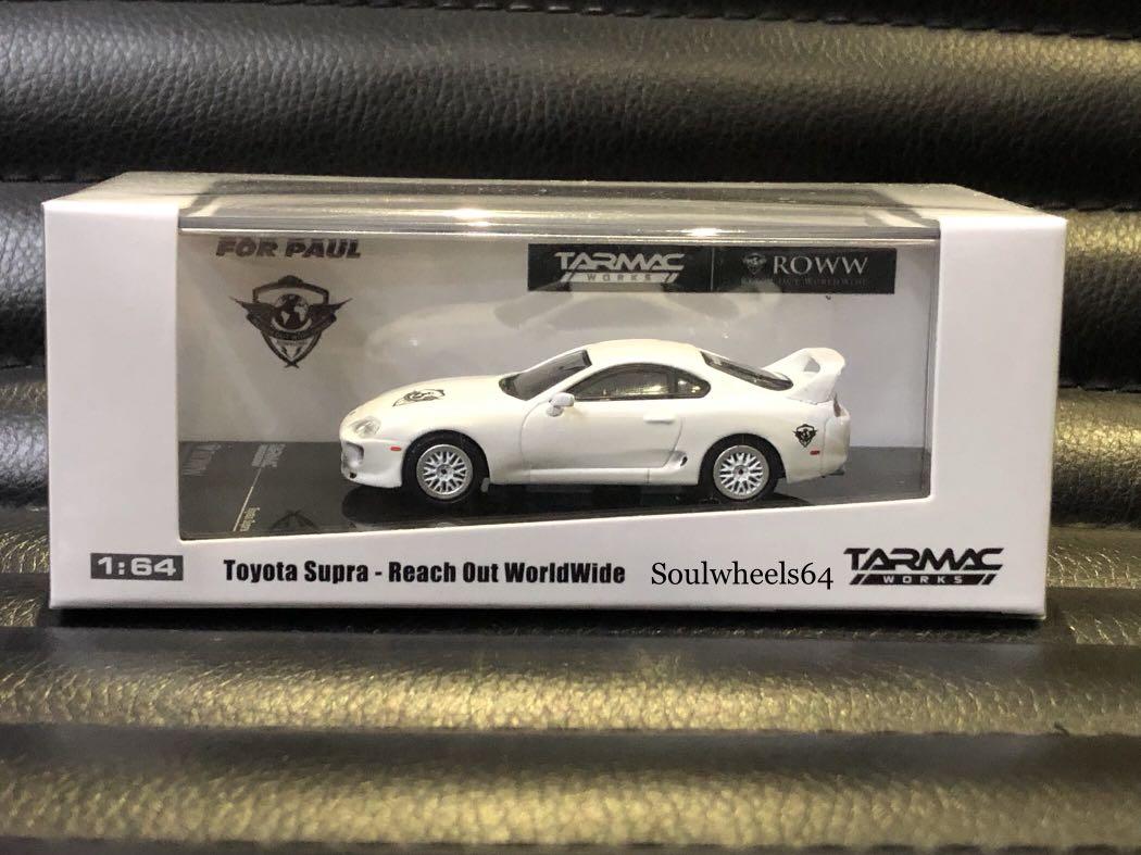 Tarmac Works 1/64 Toyota Supra ROWW Reach Out Worldwide, Hobbies & Toys ...