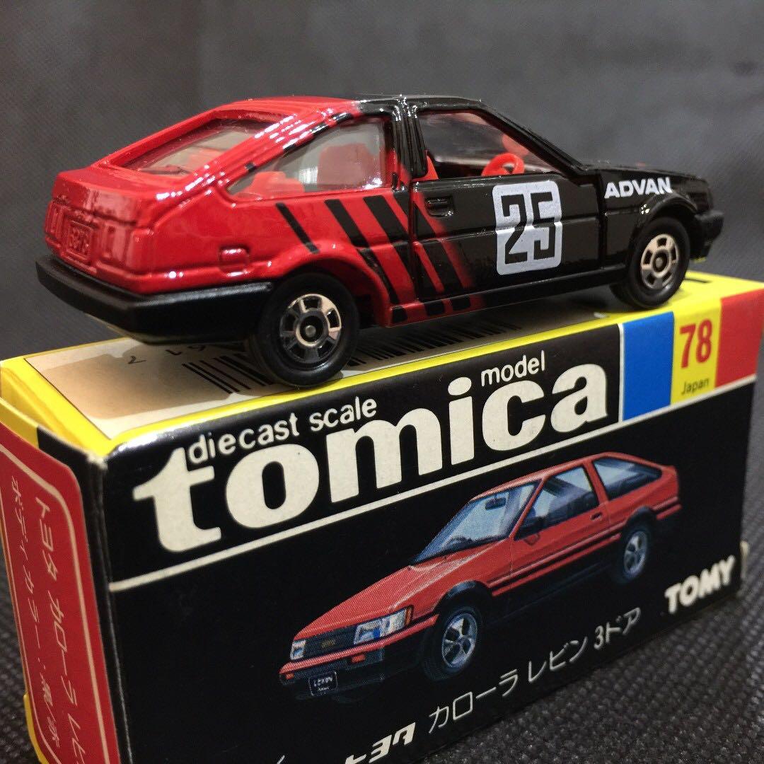 Tomica Toyota AE86 Levin ADVAN Black Box, Hobbies & Toys, Toys & Games ...