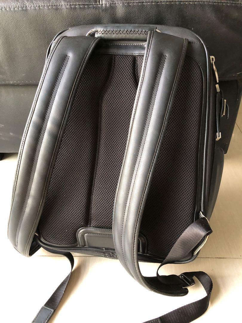 Tumi Kingston Arrive luxury leather backpack, Computers & Tech, Parts ...